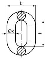 Rundstahlkette DIN 766 A Güteklasse 3 Kettenstärke 4mm galvanisch ...