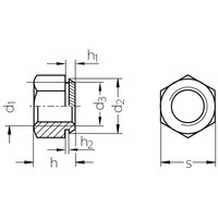B 51010 | Setzmuttern | Stahl | verzinkt | M 6 bei Mercateo günstig kaufen